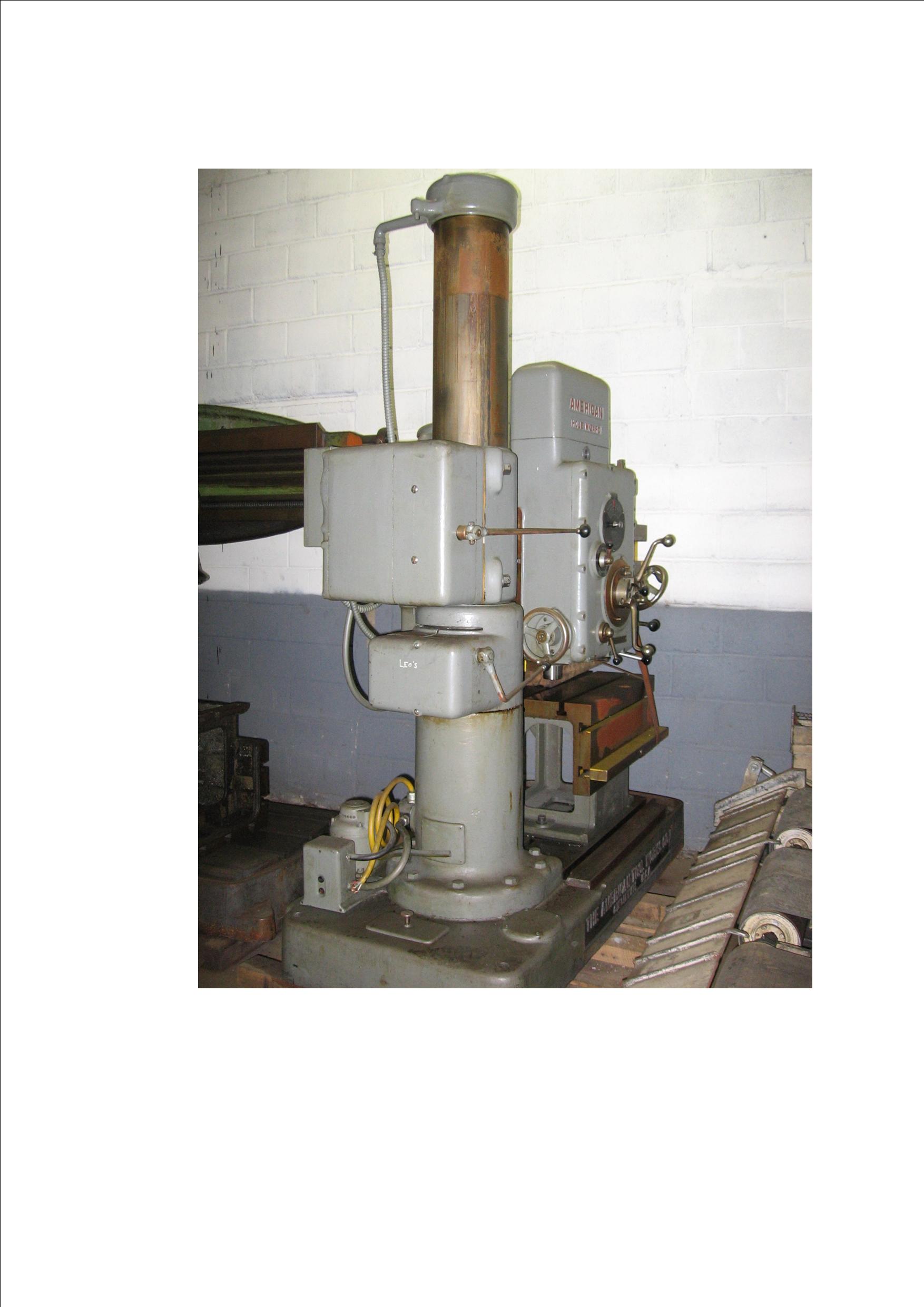 American Hole Wizard, Radar Arm Drill - Zedco Machinery