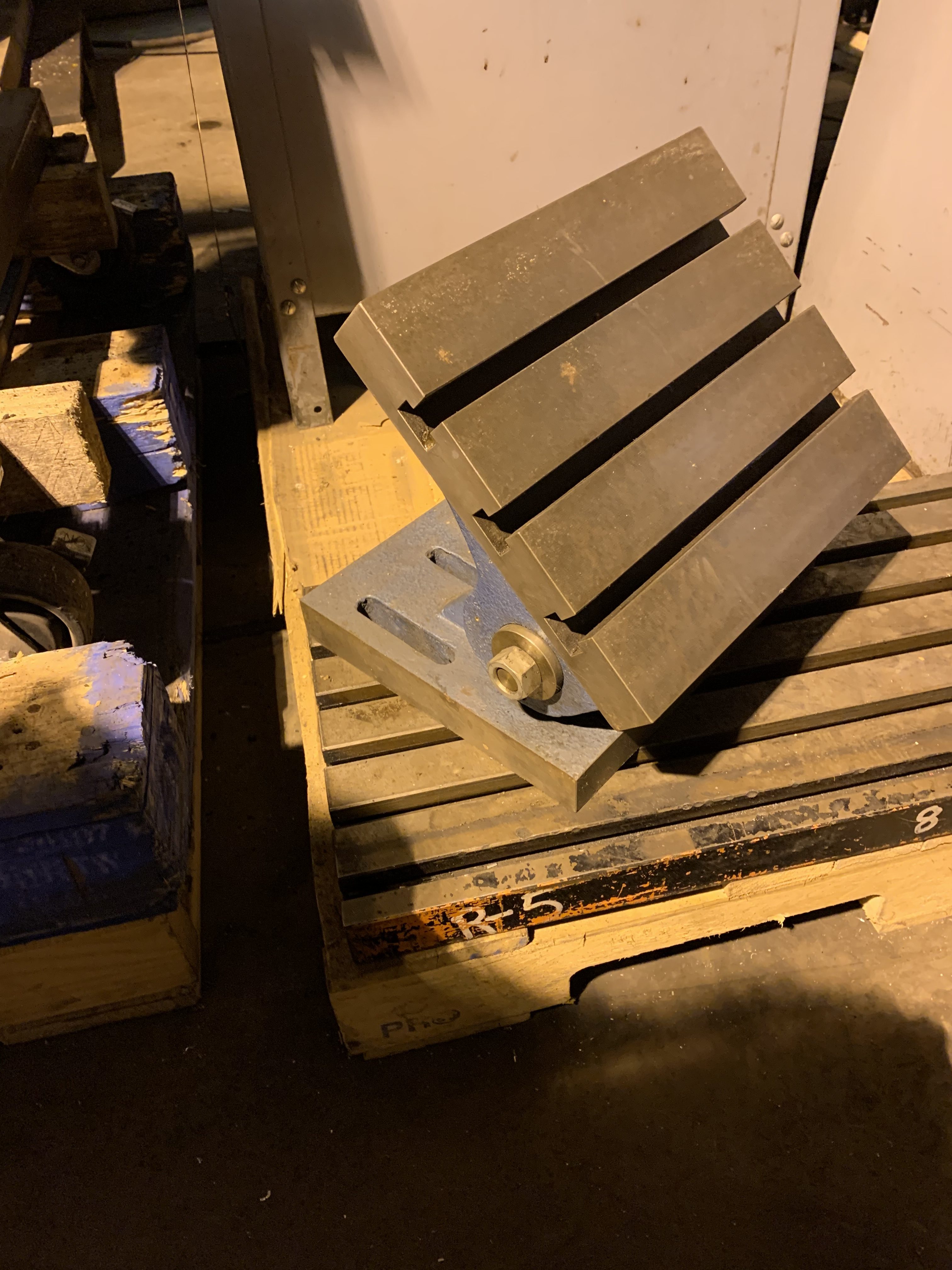 Adjustable Angle Plate w/ T Slots - Zedco Machinery